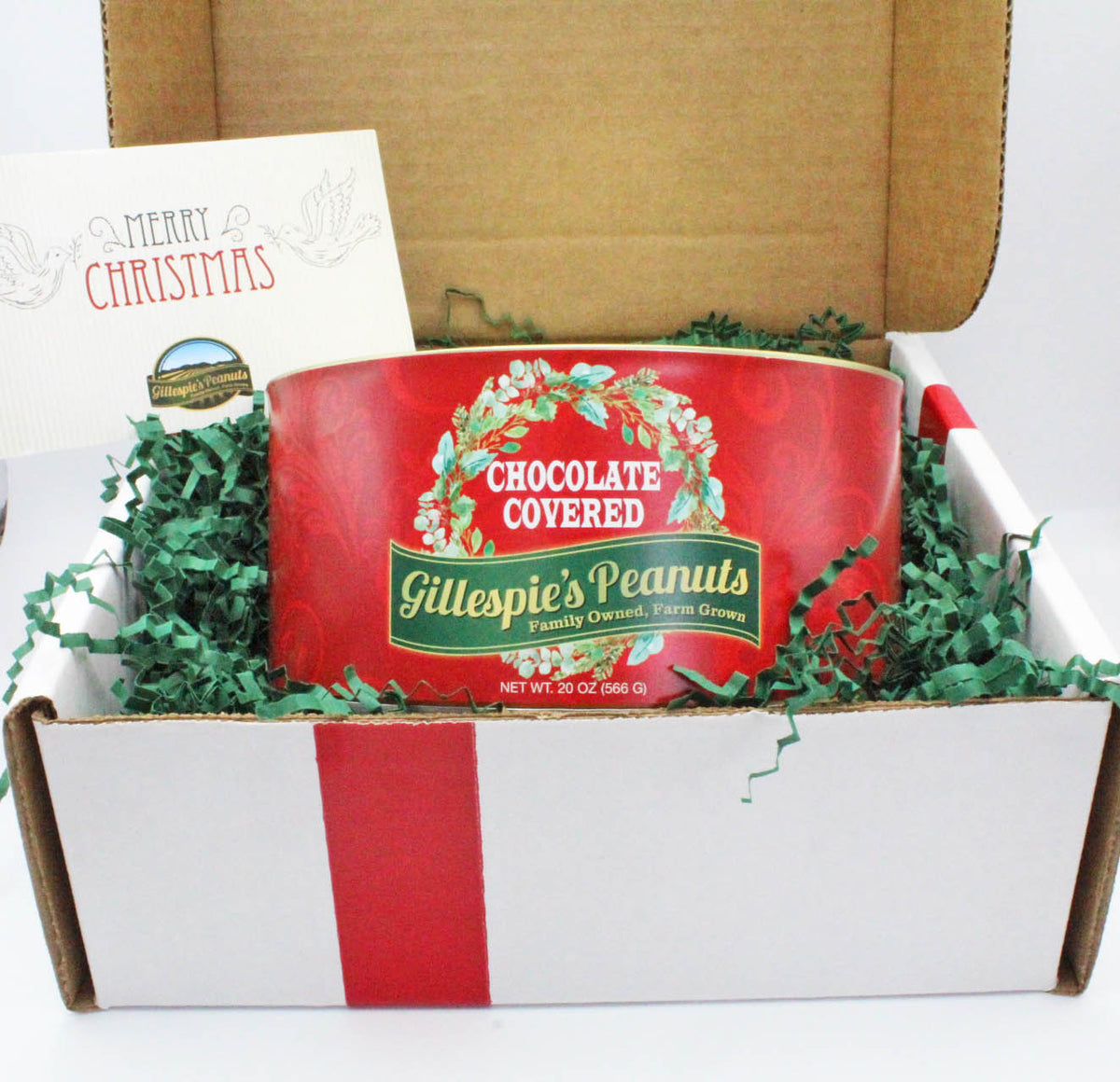 Chocolate Covered - Holiday with Gift Box | Gillespie's Farm Grown Peanuts